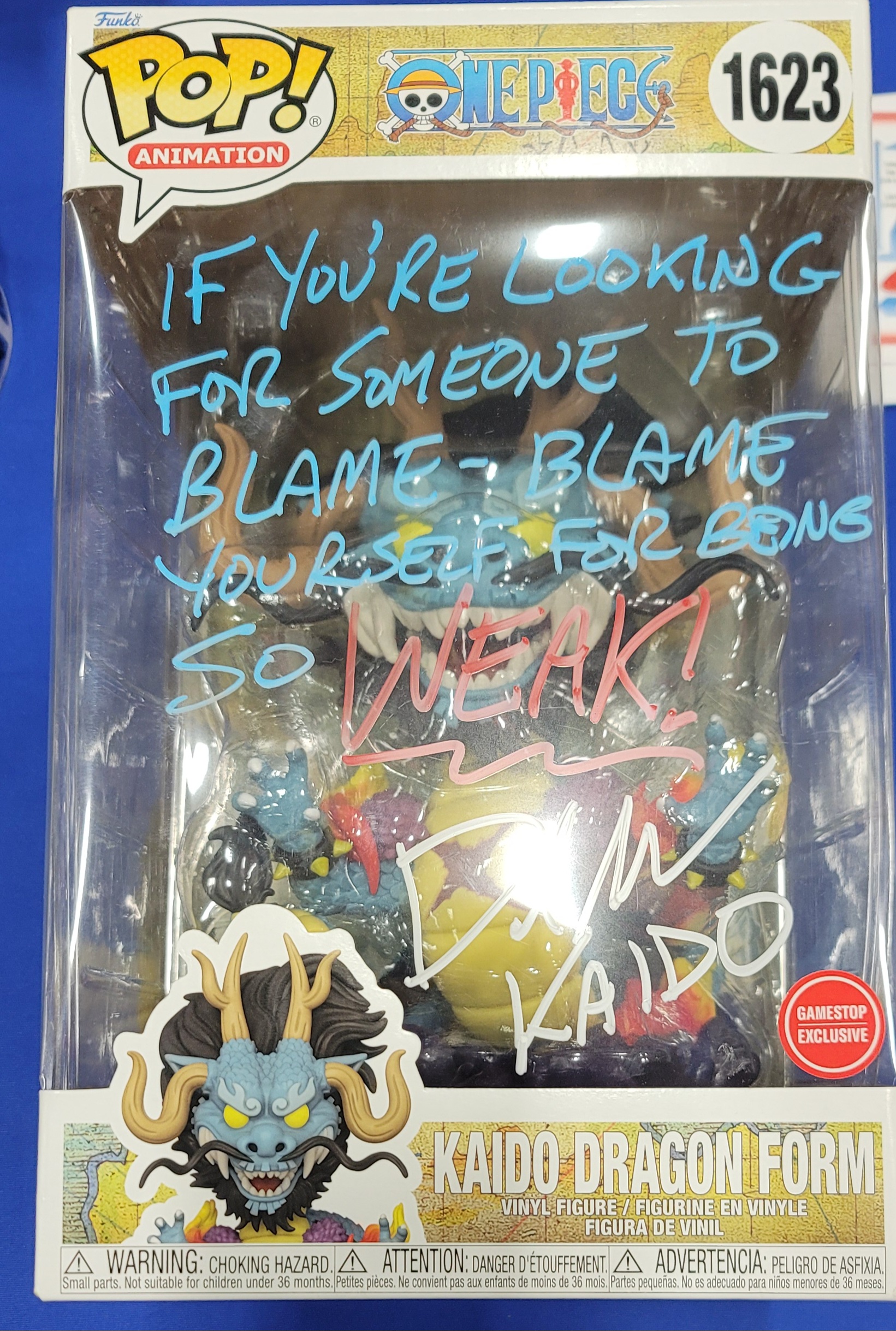 1623-One Piece- Kaido Dragon Form (gamestop exc) (signed) – Cosmic ...